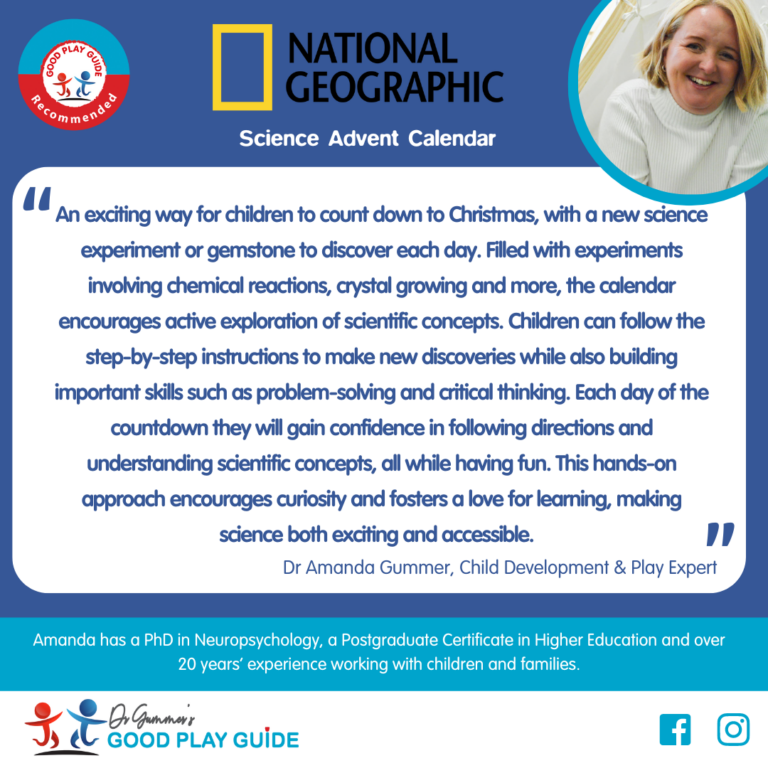 National Geographic Science Advent Calendar - The Good Play Guide