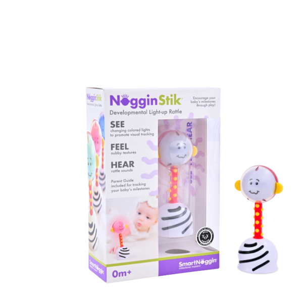 NogginStik Developmental Light-up Rattle - The Good Play Guide